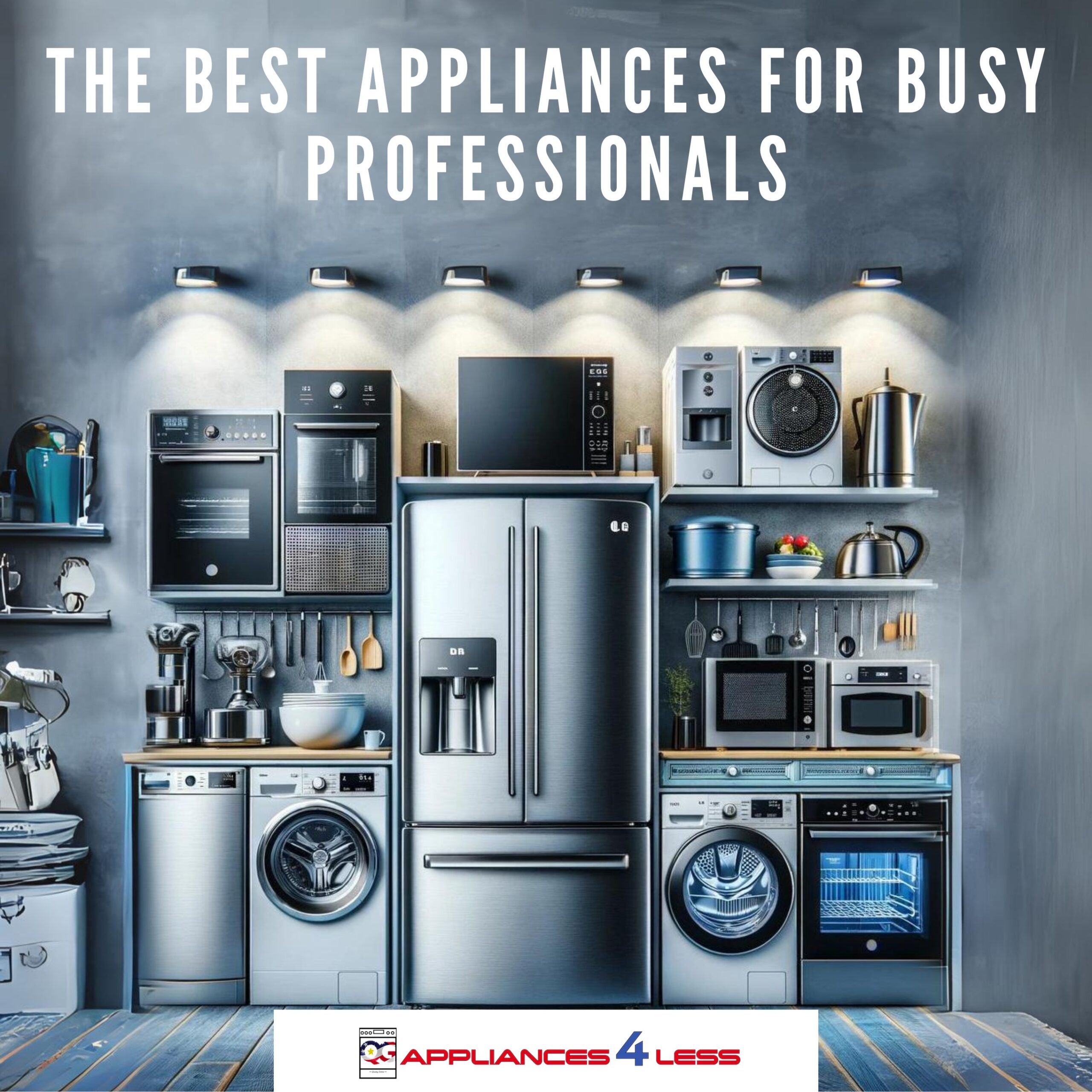 Top Appliances for Busy Pros - LG, Samsung, GE & QG - Appliances 4 Less