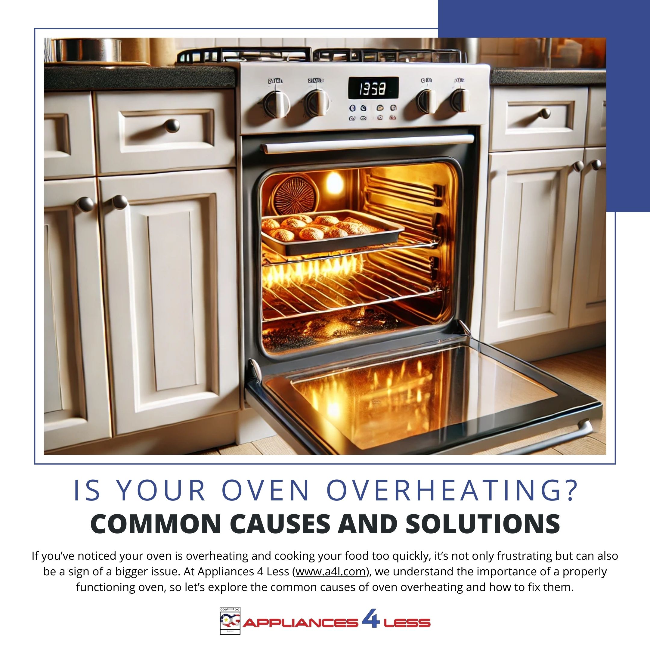 Is Your Oven Overheating? Common Causes & Solutions - Appliances 4 Less