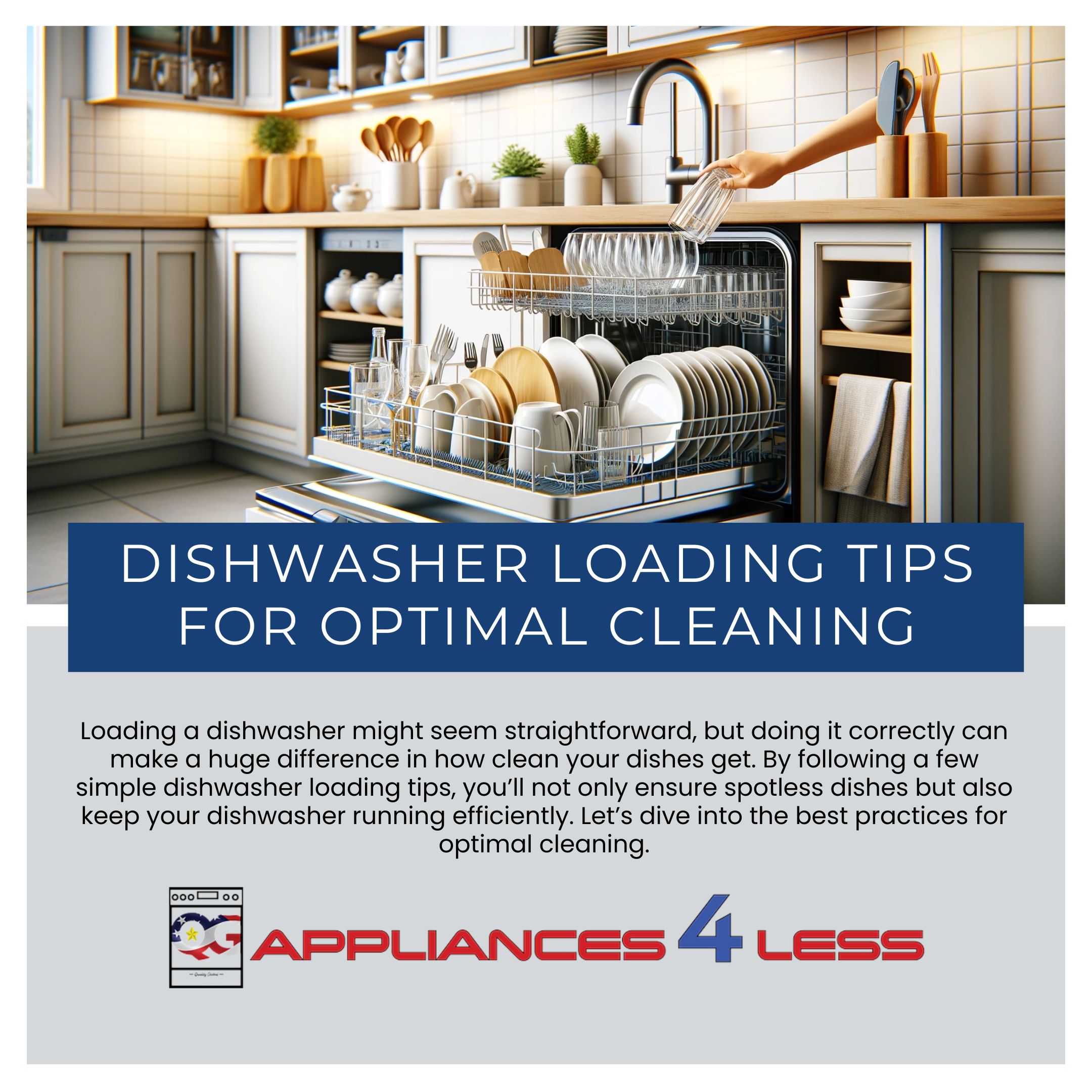 Dishwasher Loading Tips for Optimal Cleaning - Appliances 4 Less