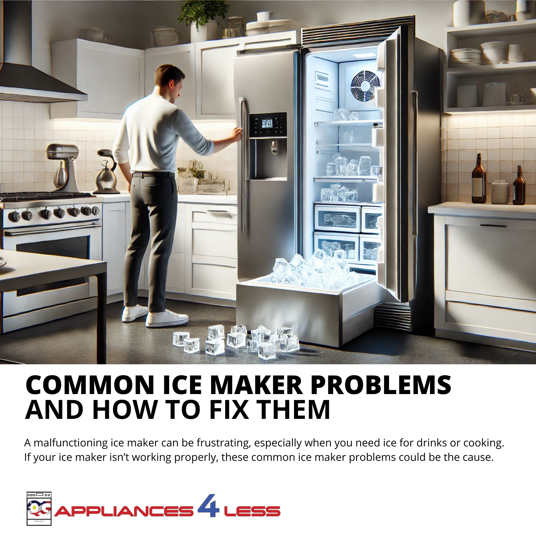 Common Ice Maker Problems and How to Fix Them - Appliances 4 Less