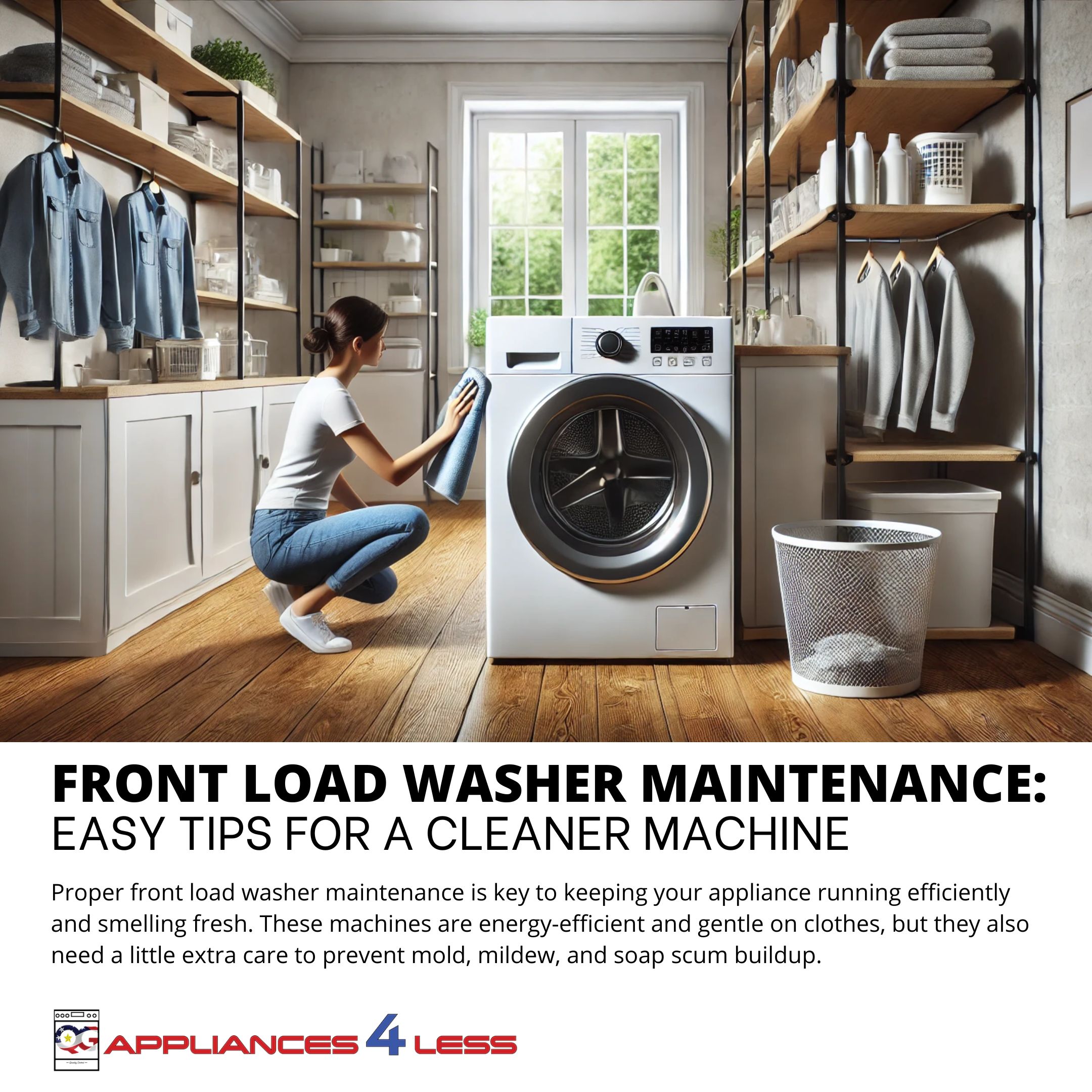 Front Load Washer Maintenance Tips for Longevity - Appliances 4 Less